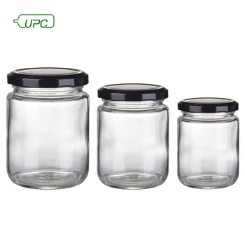 500ml Round Food Grade Storage Glass Jars Mason Jar With Metal Lid ...