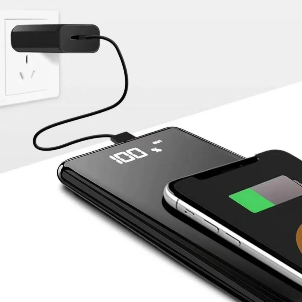 Portable Wireless Backup Phone Power Bank With Led Digital Display ...