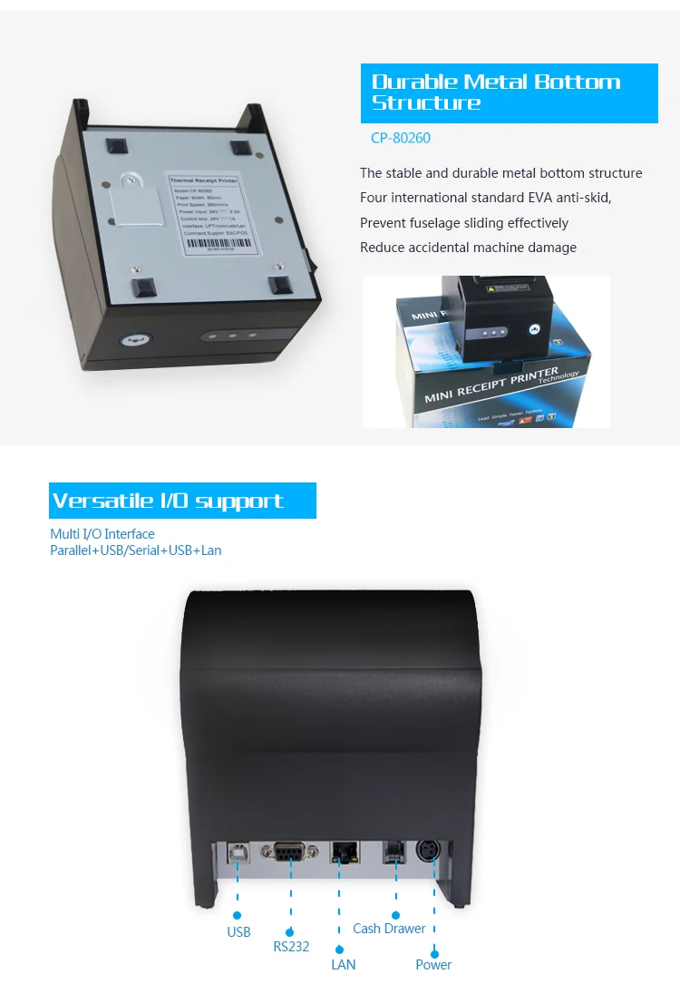 China Pos 80 C Thermal Driver Receipt Pos Printer Wholesale