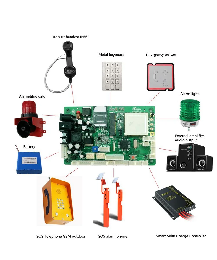KNTECH Emergency GSM Elevator Lift Module Control PCB Board KN520