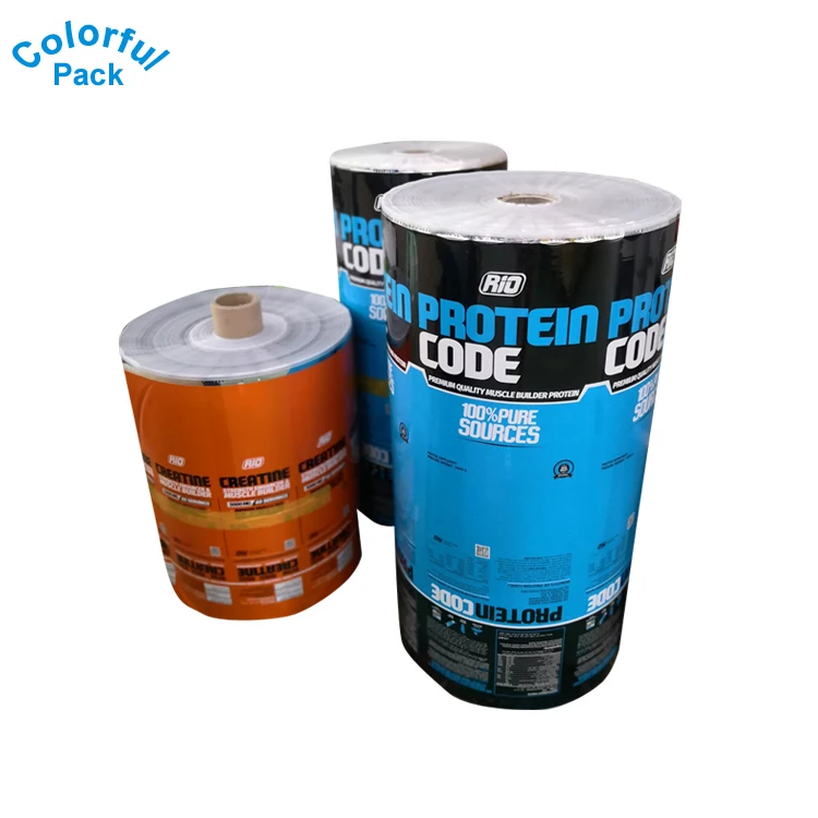 Printed Laminated Aluminum Foil Roll Film Soft Moisture-proof Food ...