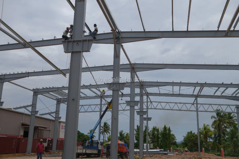 Design of Long Span Space Frame Steel Structure - ISO9001 Certified