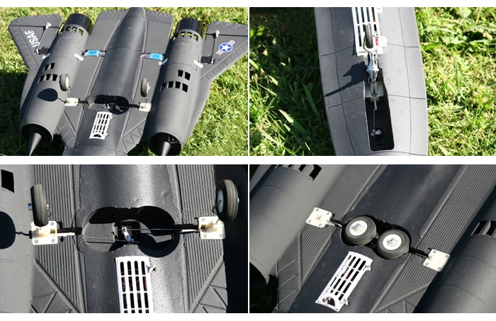 SR-71 Twin Engine RC Plane Kit - Hobby Shop Electric Brushless Foam