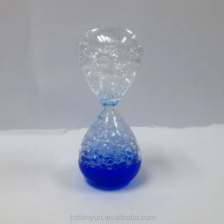 Glass Liquid Hourglass,Water Hourglass With Bubble,Water Timer - Buy ...