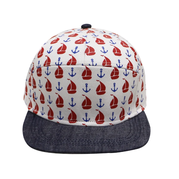 Custom 7 Panel Cap Pattern Depend On Your Design - Buy Custom All Over Print 5 Panel Hats,7 ...