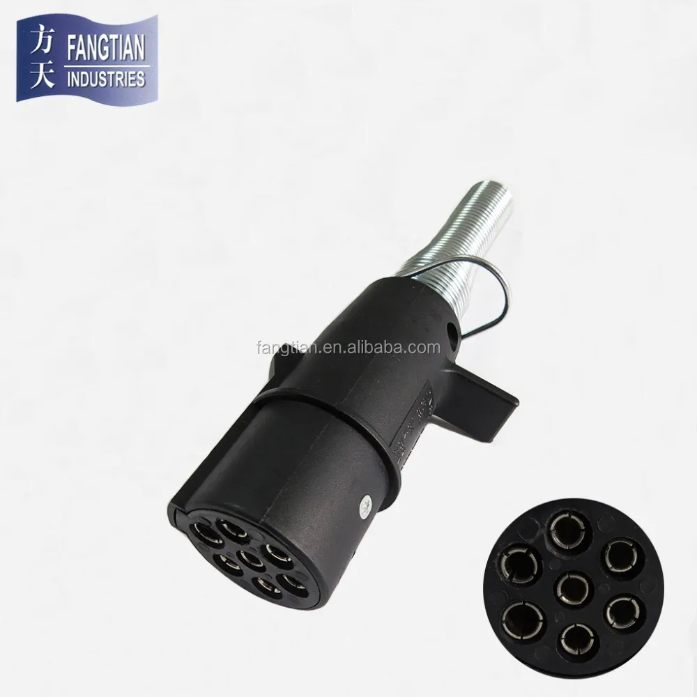 Iso 3731 Trailer Adapter Plug S Type 7 Pin Trailer Plug 24v 12v - Buy ...