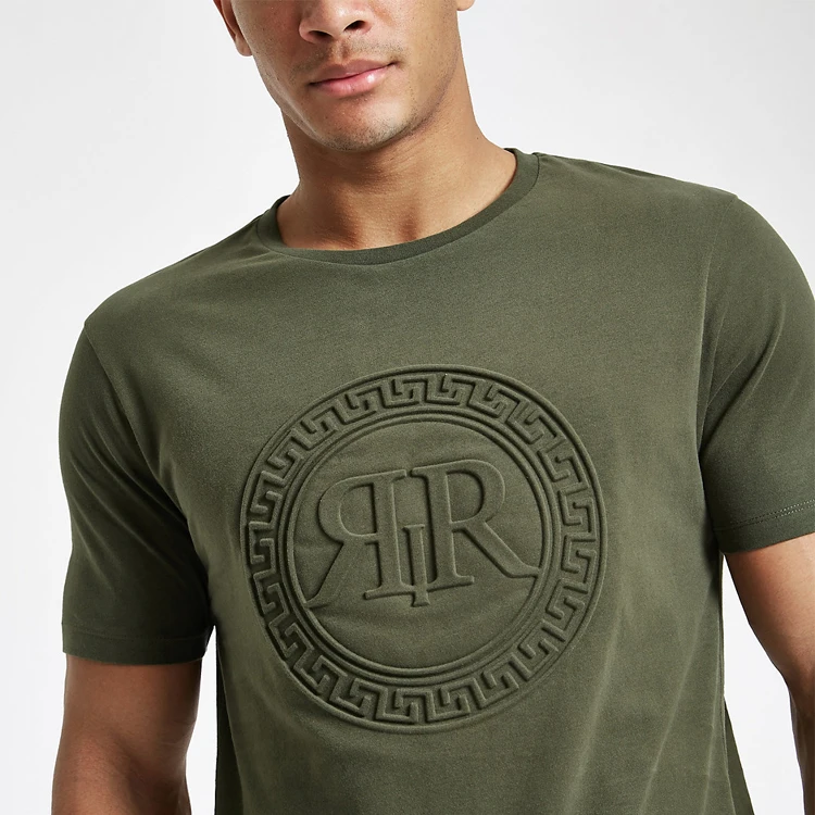 Shop Custom Mens 3D Embossed Printing T Shirts - High Quality
