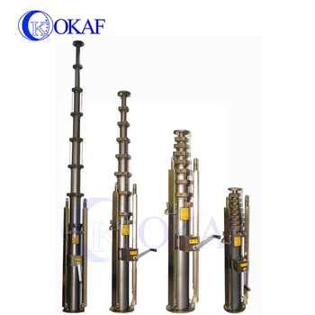 Surveillance Cctv Camera Mast Pole Tower Vehicle Mounted Telescopic ...