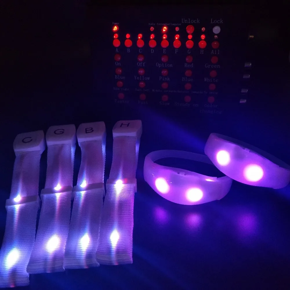 New 2018 Remote Controlled Led Bracelet Concert,Radio Controlled Led ...