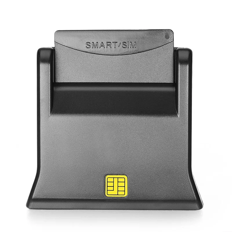 OEM Chip AU9580 USB 2.0 ATM Smart Card Reader with Sim Slot