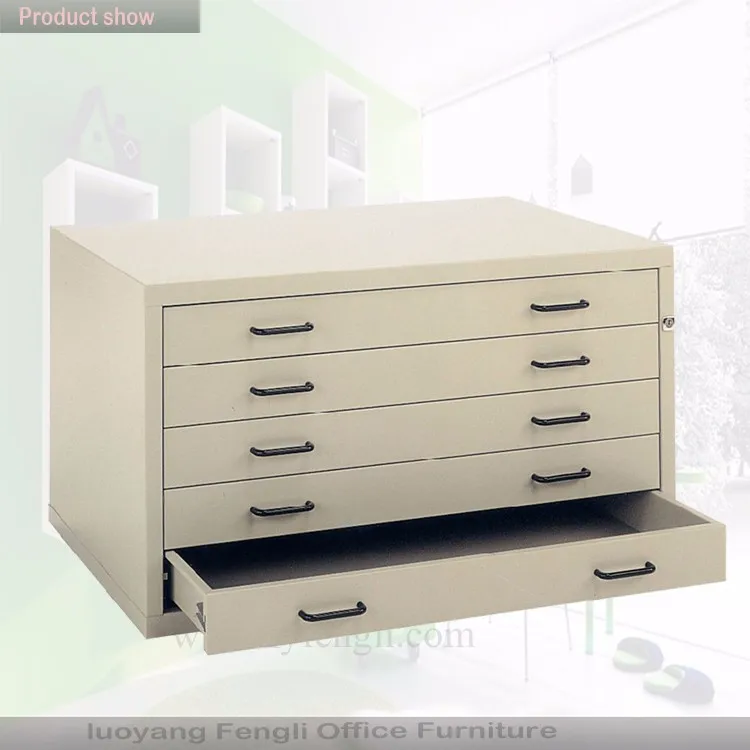 A1 Size Welding Design Project Storage Steel 5 Drawer Cabinet