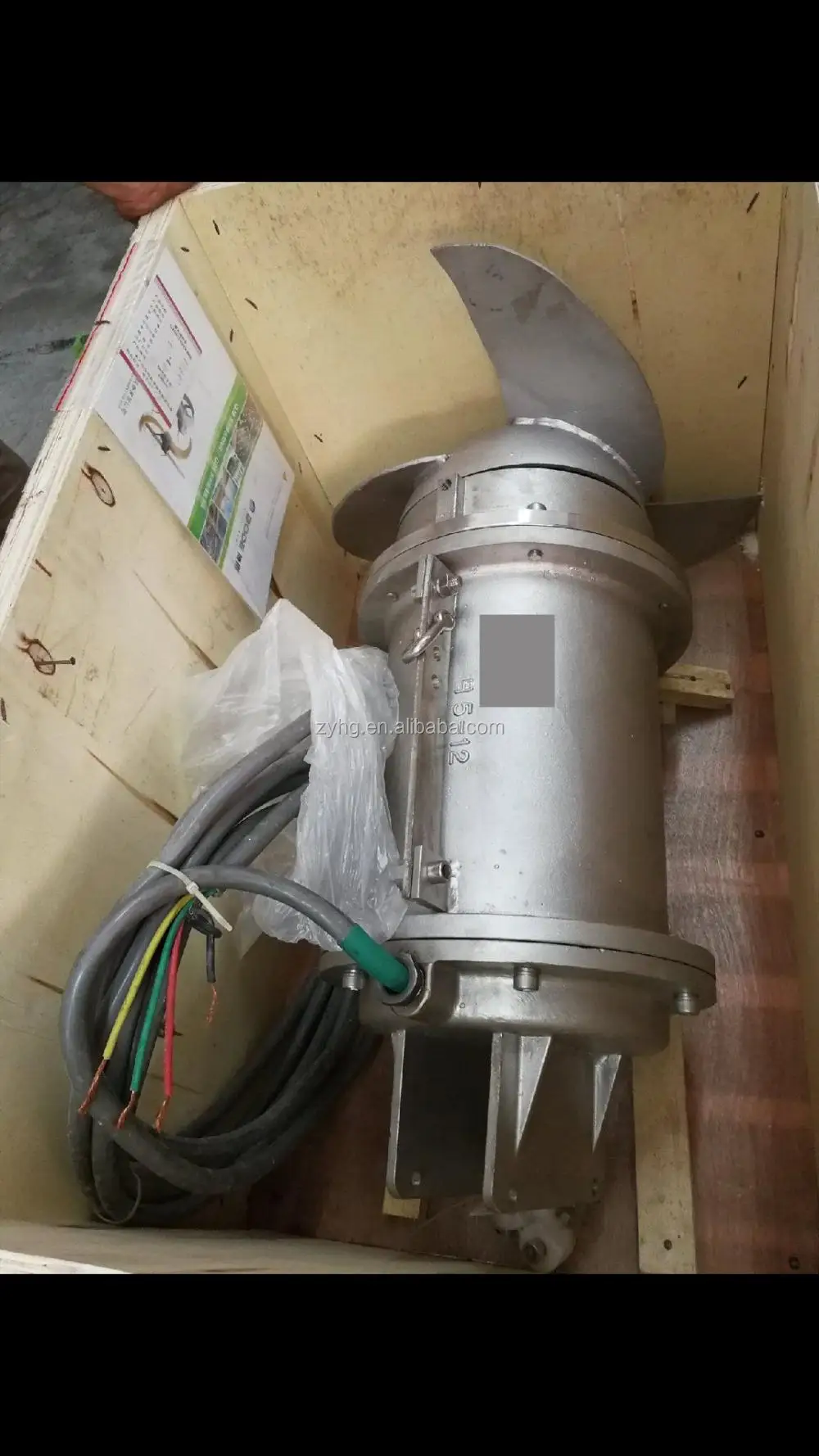 Pit/septic Tank Stainless Steel Submersible Mixer - 1-15HP