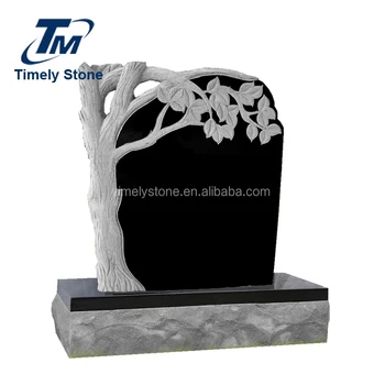 Carved Tree Design Headstone Monuments Tombstone - Buy Monument Carved ...