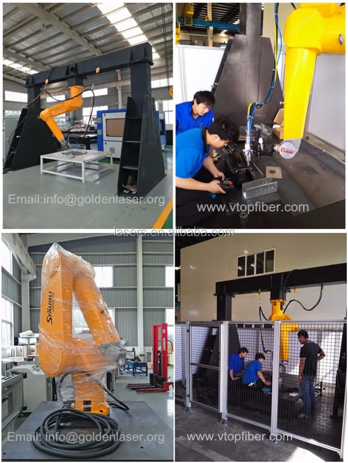 6 Axis Robotic Arm Fiber Laser Metal Cutting Machine