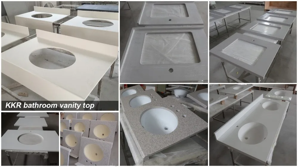 Counter Top Acrylic Molded Integrated Sink and Countertop | Custom ...