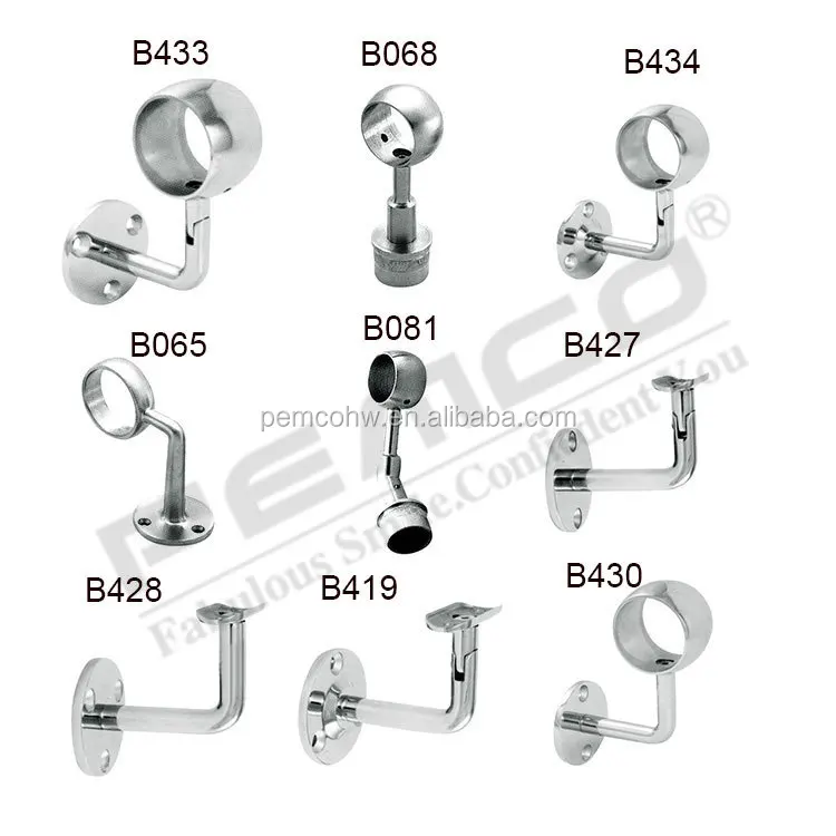 China ASTM 304/316 Wall Bracket Support Decorative Stainless Steel Pipe ...