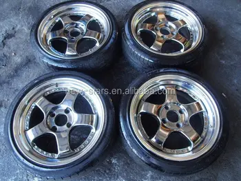 Used Jdm 17" Ssr Professor Sp1 17x7 +37b C 4x114.3 Rims Integra Bb4 Cf4 ...