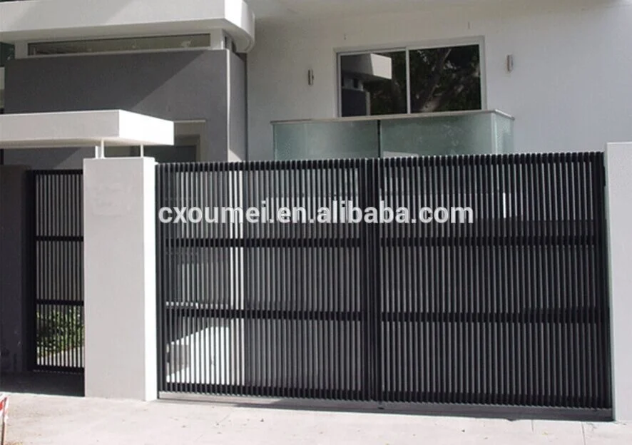 Different Steel Gate Designs,Main Gate Designs,Steel Gate With Sheet ...