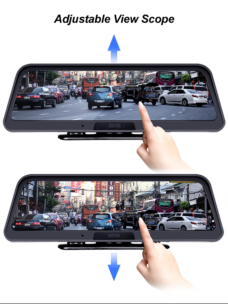 10" Streaming 4G ADAS Smart Dash Cam with GPS Navigation