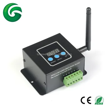 Wireless Dmx Decoder,Rgbw Rgb Dmx Controller With 400 M Distance ...