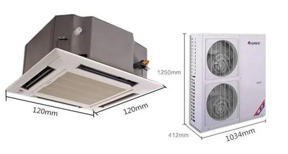 Gree Air Conditioner Tipe Kaset 4 Cara, untuk Hall| Alibaba.com