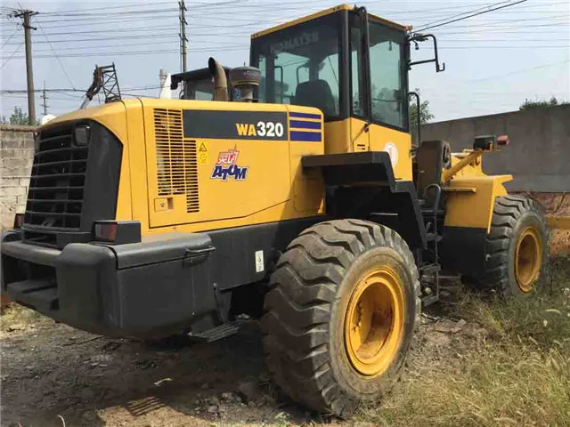 Japan Used Komatsu Wa320 Wheel Loader Komatsu Wa320-3 Wa320-5 Front ...