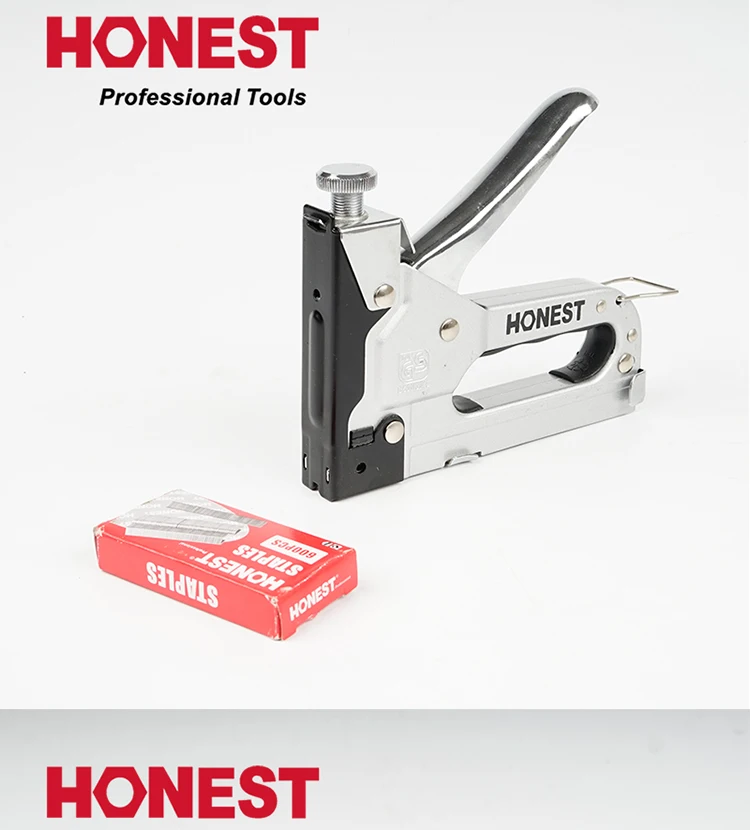 Free sample Manual Heavy Duty 3-in-1 hot Staple Nail Gun Nail, GS ...