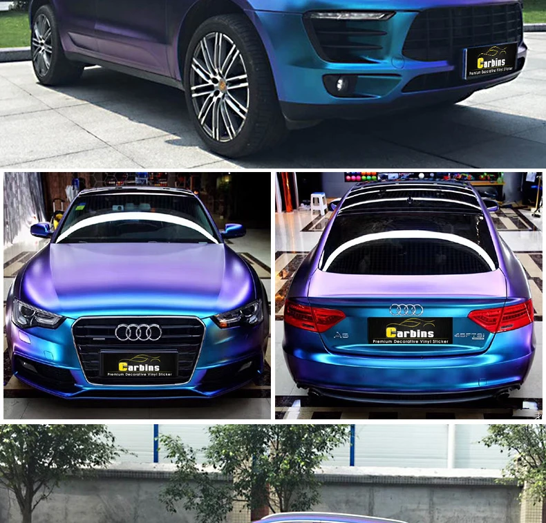 Carbins Film Red Copper Color Changing Film Wrap Vinyl