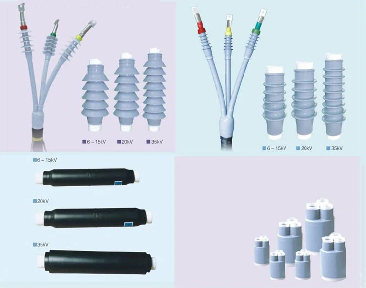 11kv Cold Shrinkable Cable Joint Insulated Terminal Kit Cold Shrink ...