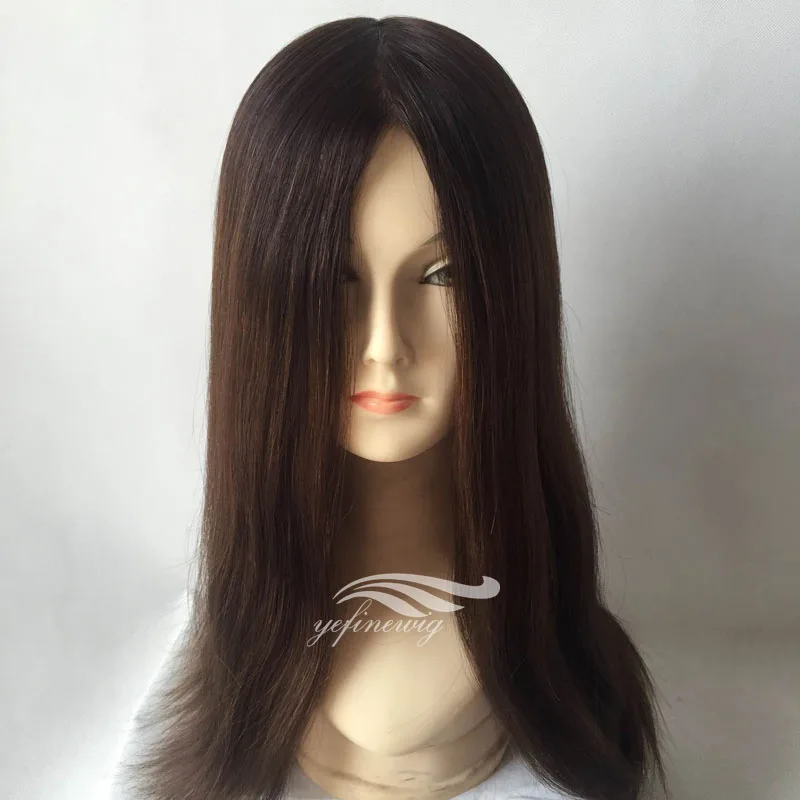 Injected Human Hair Silicone Base Alopecia Wigs - Buy Silicone Base ...