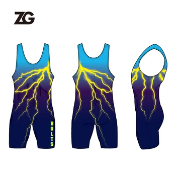 Oem Service Singlets Wrestling Pink Wrestling Singlet 88% Polyester And ...