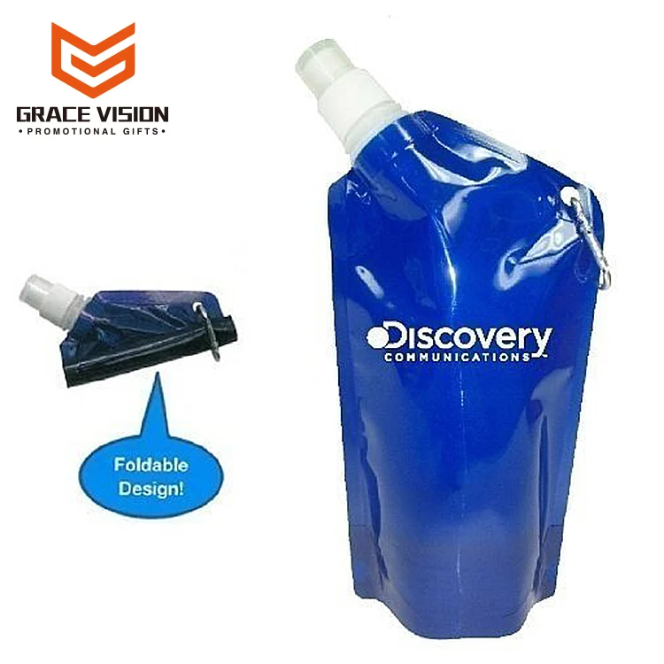 Good Quality Bpa Free Customized Folding Plastic Flat Water Bottles ...