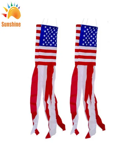 Custom 40 Inches Long Hot Sale Usa Country Outdoor Small Windsocks ...