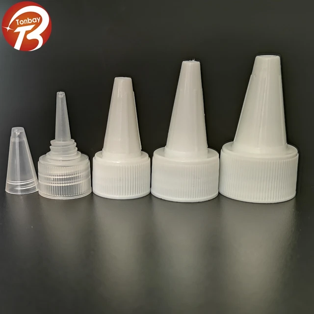 20mm Plastic Ribbed Push Pull Pp Bottle Cap Smooth Twist Off Top Nozzle ...