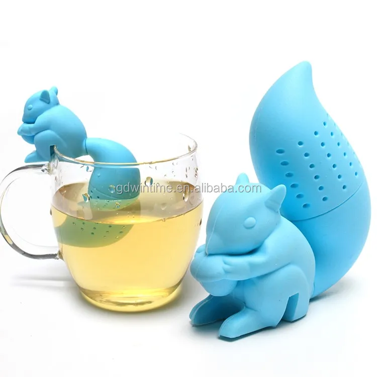 100% Food Grade Squirrel Shaped Animal Silicone Tea Infuser - Buy Tea ...