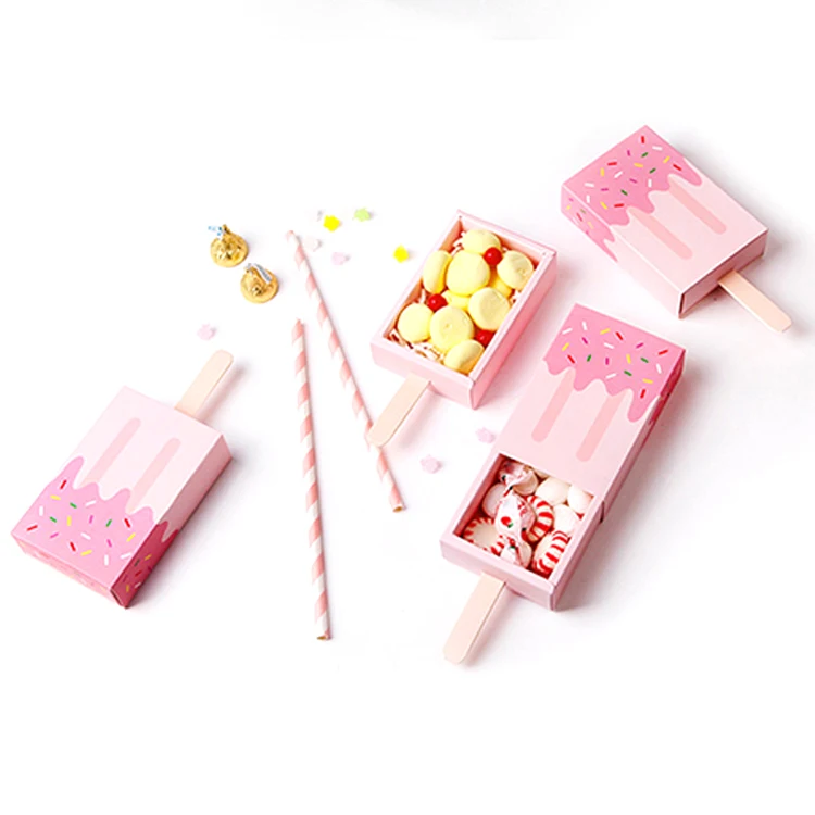 Free Sample Ice Cream Stick Paper Tray,Customize Ice Lolly Tray Box ...