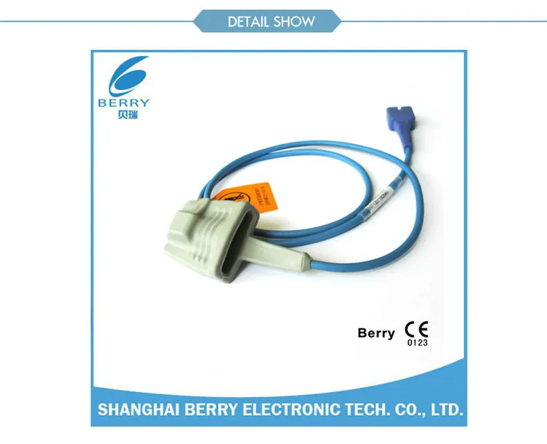 Nellcor Oximax Ds-100a Reusable Adult Fingerclip Spo2 Probe - Buy ...