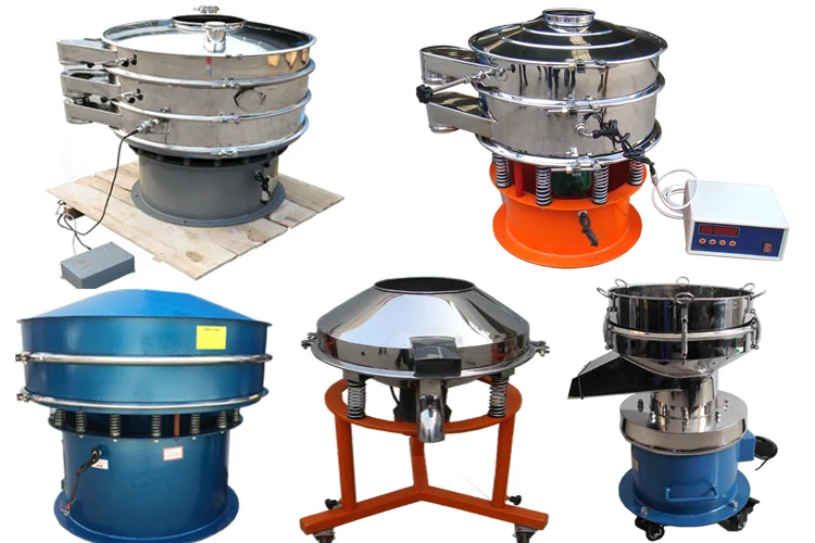 Electric Rotary Vibrating Sieve Sifter For Oil Sand Soil - Buy ...