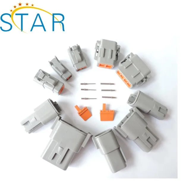 3 Pin Waterproof Deutsch Connector Dtm04-3p Dtm 06-3s Dtm Series - Buy ...