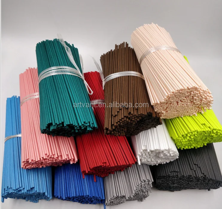 Colored Fiber Diffuser Rattan Stick 3mm Aromatherapy Essential Oil Reed ...