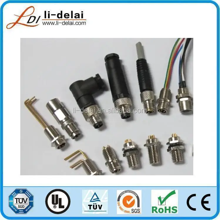 M8 Power Connector M8 Bnc Connector M8 Waterproof Connector - Buy ...