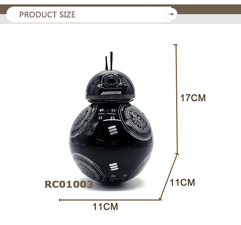 Bb-8 Remote Control Intelligent Robot Ball Toy With Water Ball - Buy ...