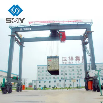 Rtg Rubber-tyred Transtainer Crane - Buy Rubber-tyred Transtainer Crane ...