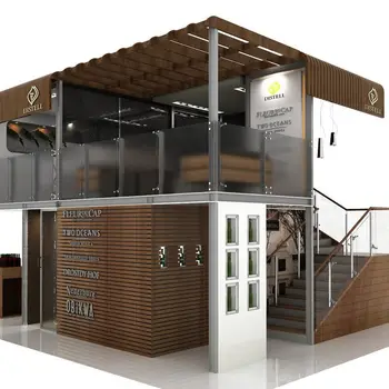 Coffee Shop Counters Container Design Booth With Discount Price - Buy ...