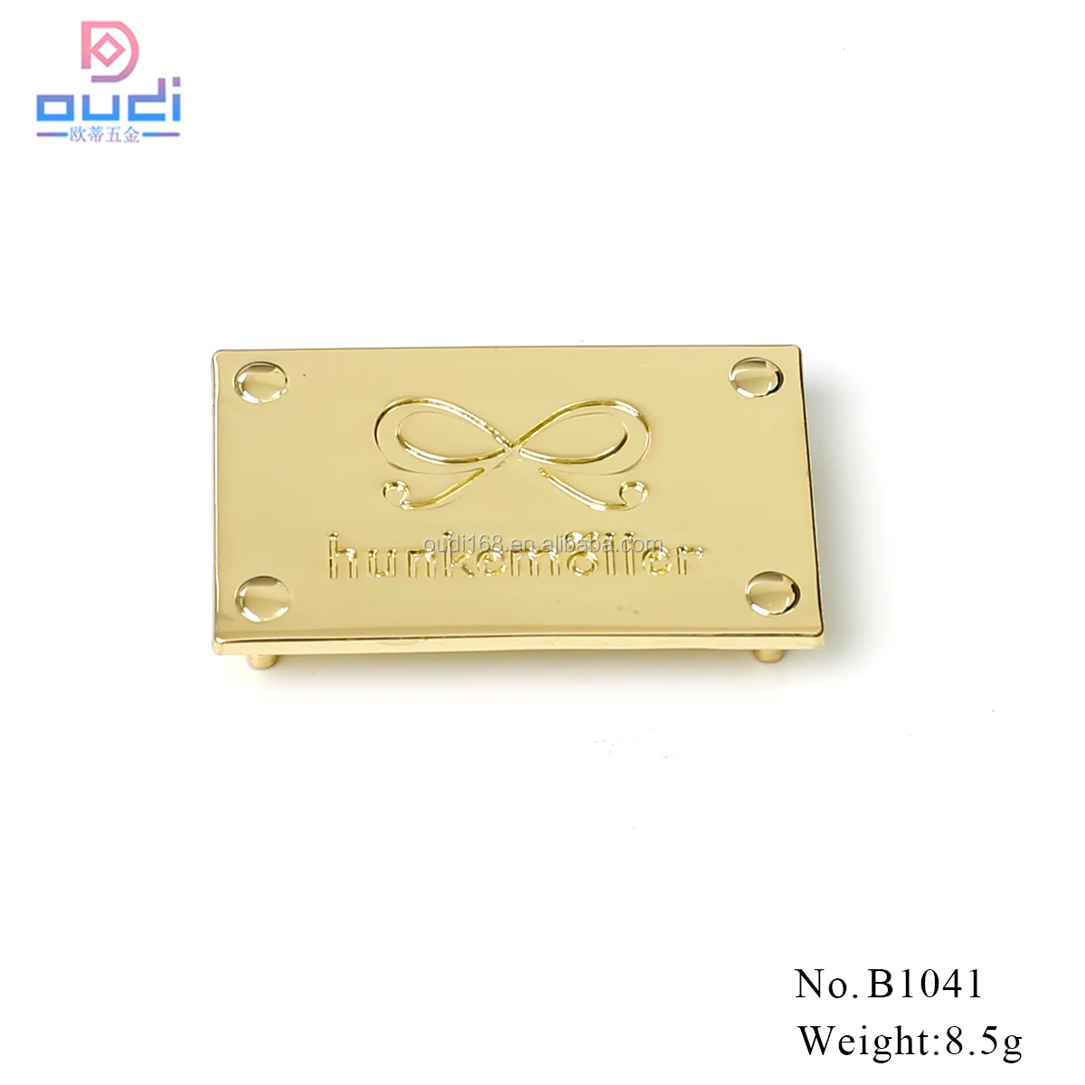 Stainless Steel Metal Logo For Handbags Custom Metal Labels And Tags ...