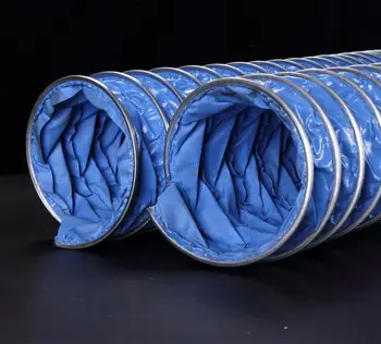 Pvc Coated Canvas Flexible Duct - Buy Heavy Duty Flexible Duct,Fire ...