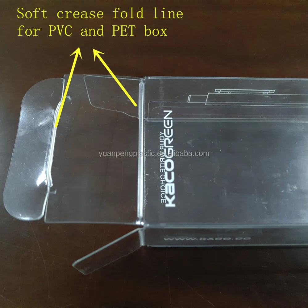 Clear Soft Crease Plastic Box With Soft Folding Line,High Quality Soft ...