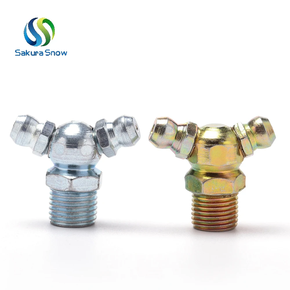 M10x1 Double Head Grease Fitting - Two Way Type Grease Nipple for Autos ...