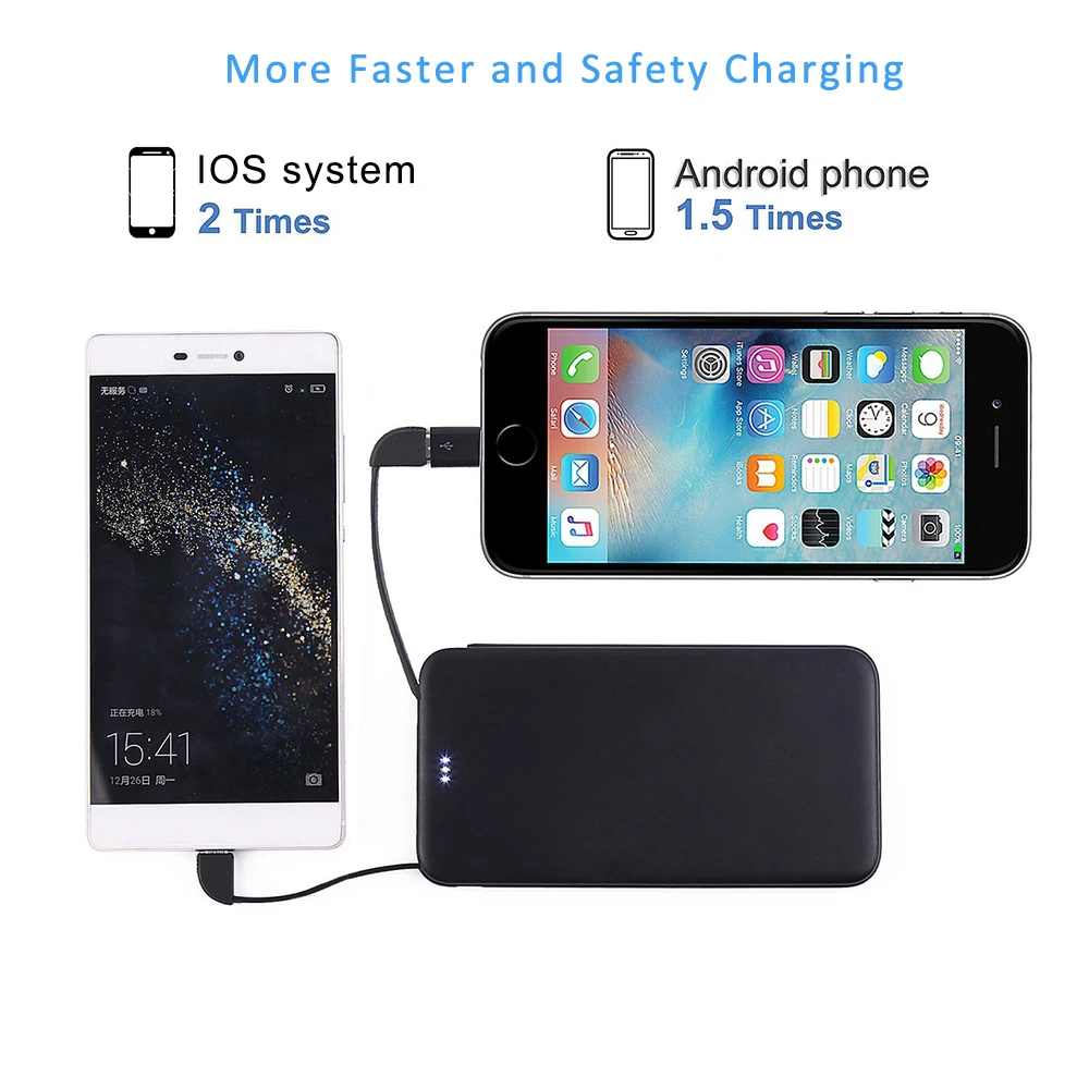 Pp502 Ultra-thin 5000 Mah Portable Power Bank 5000mah - Buy Power Bank ...