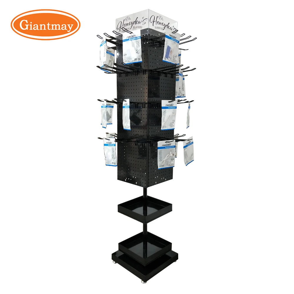 360 Spinning Metal Rack - Versatile Display Solution